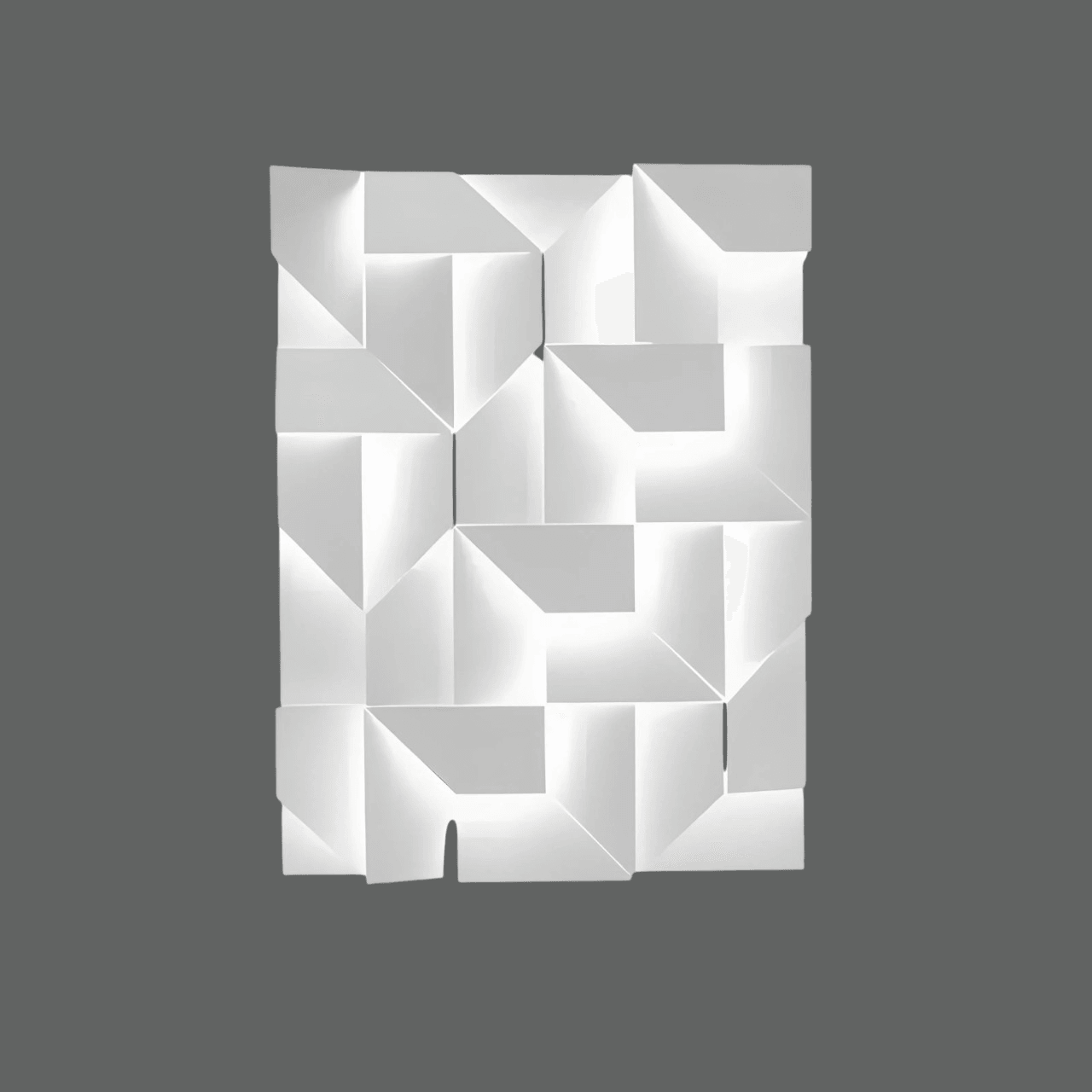 Swiss 3D Plaster Panels + LED integration