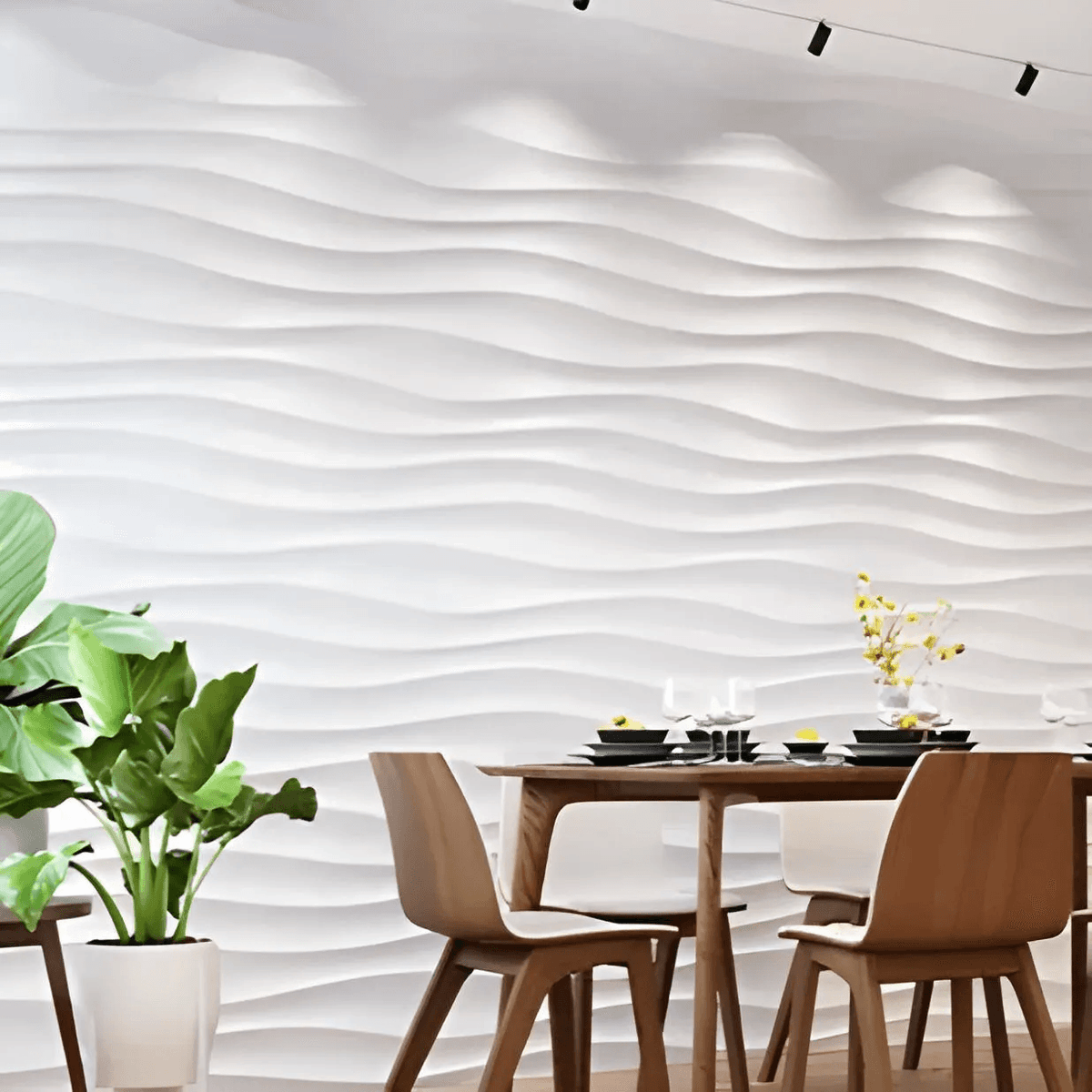 3D Wall Panel Ripple | Swiss 3D Panels from Gypsum | Premium Quality