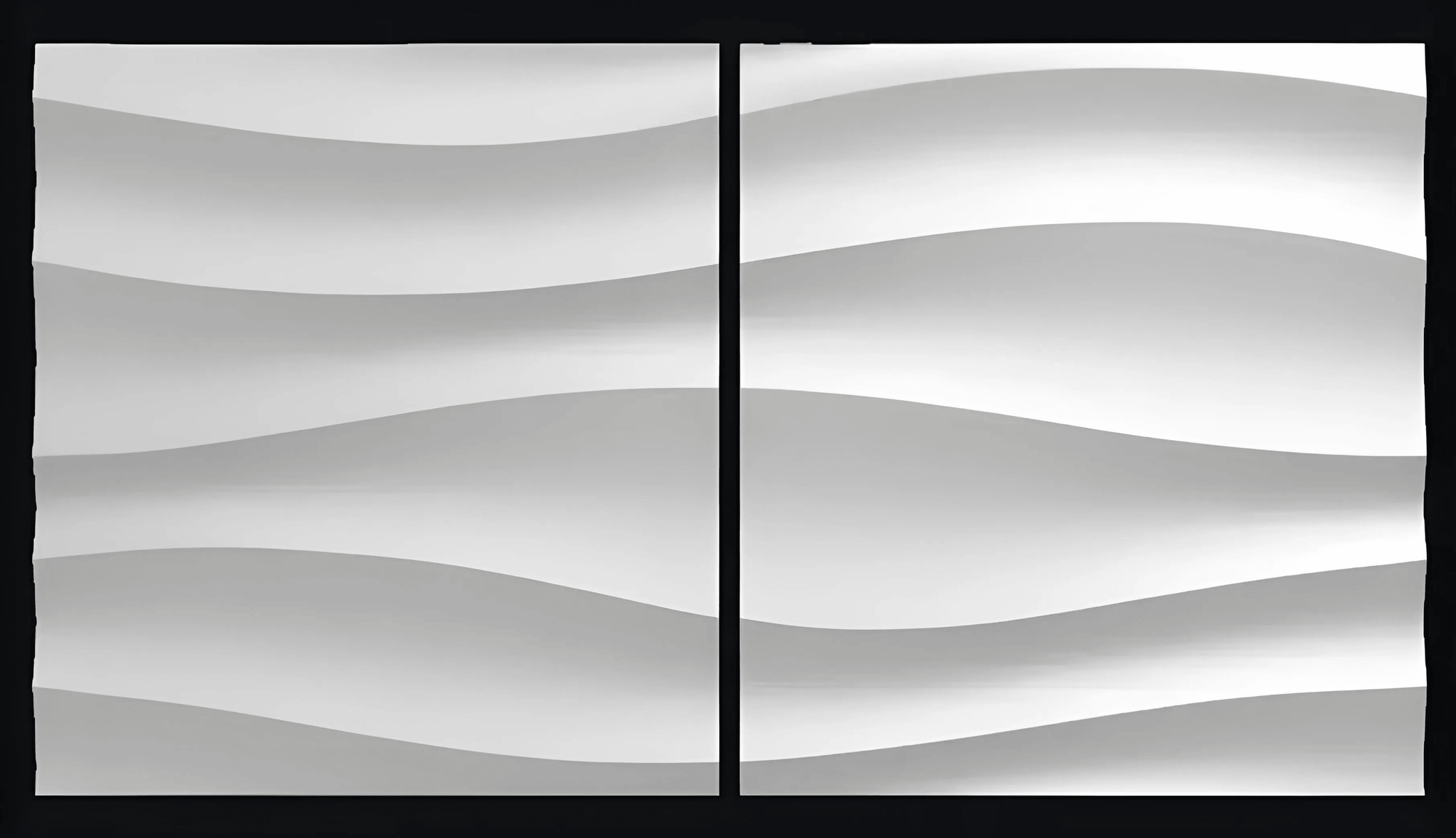 3D Wall Panel Ripple | Swiss 3D Panels from Gypsum | Premium Quality