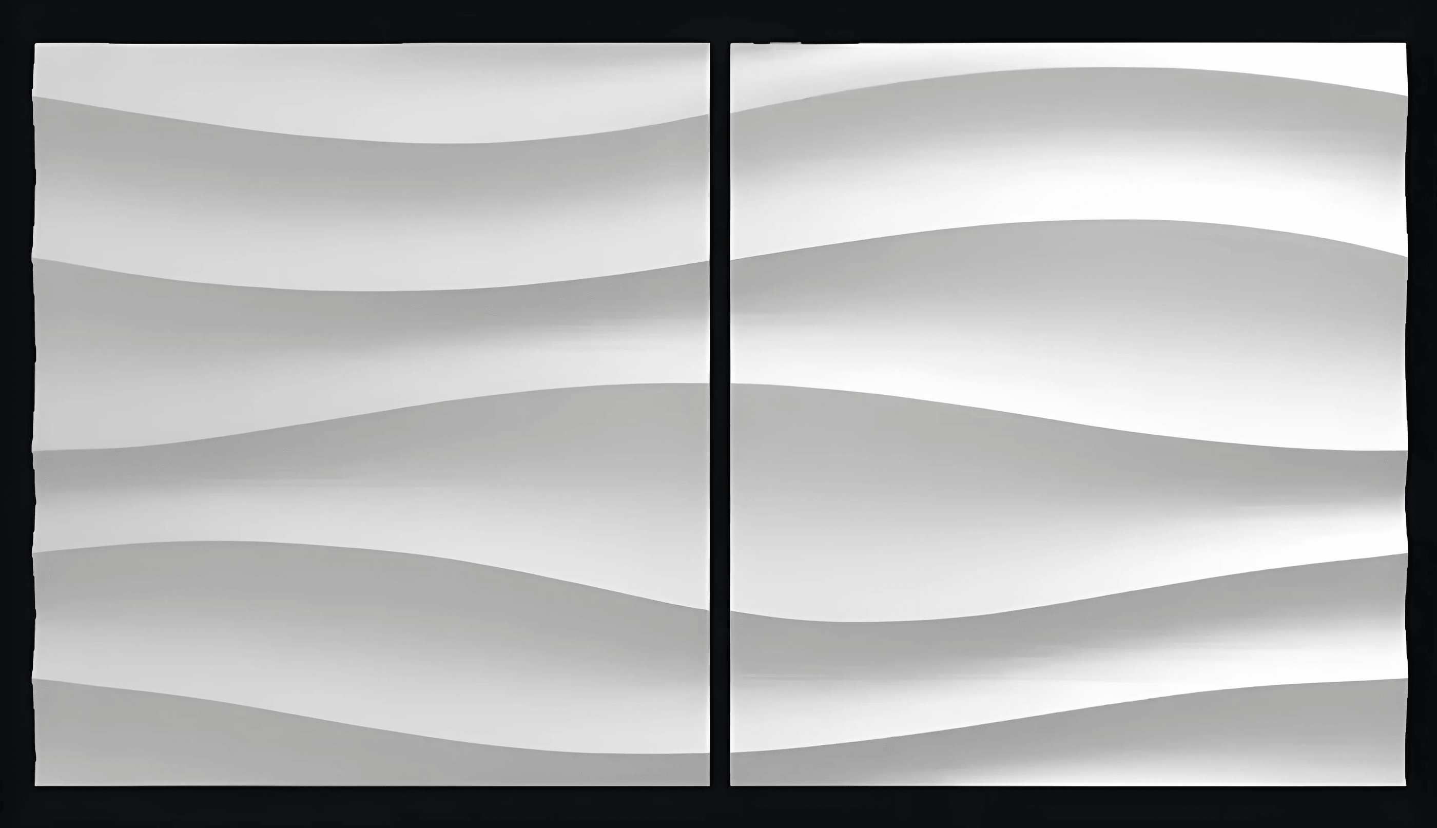 3D Wall Panel Ripple | Swiss 3D Panels from Gypsum | Premium Quality
